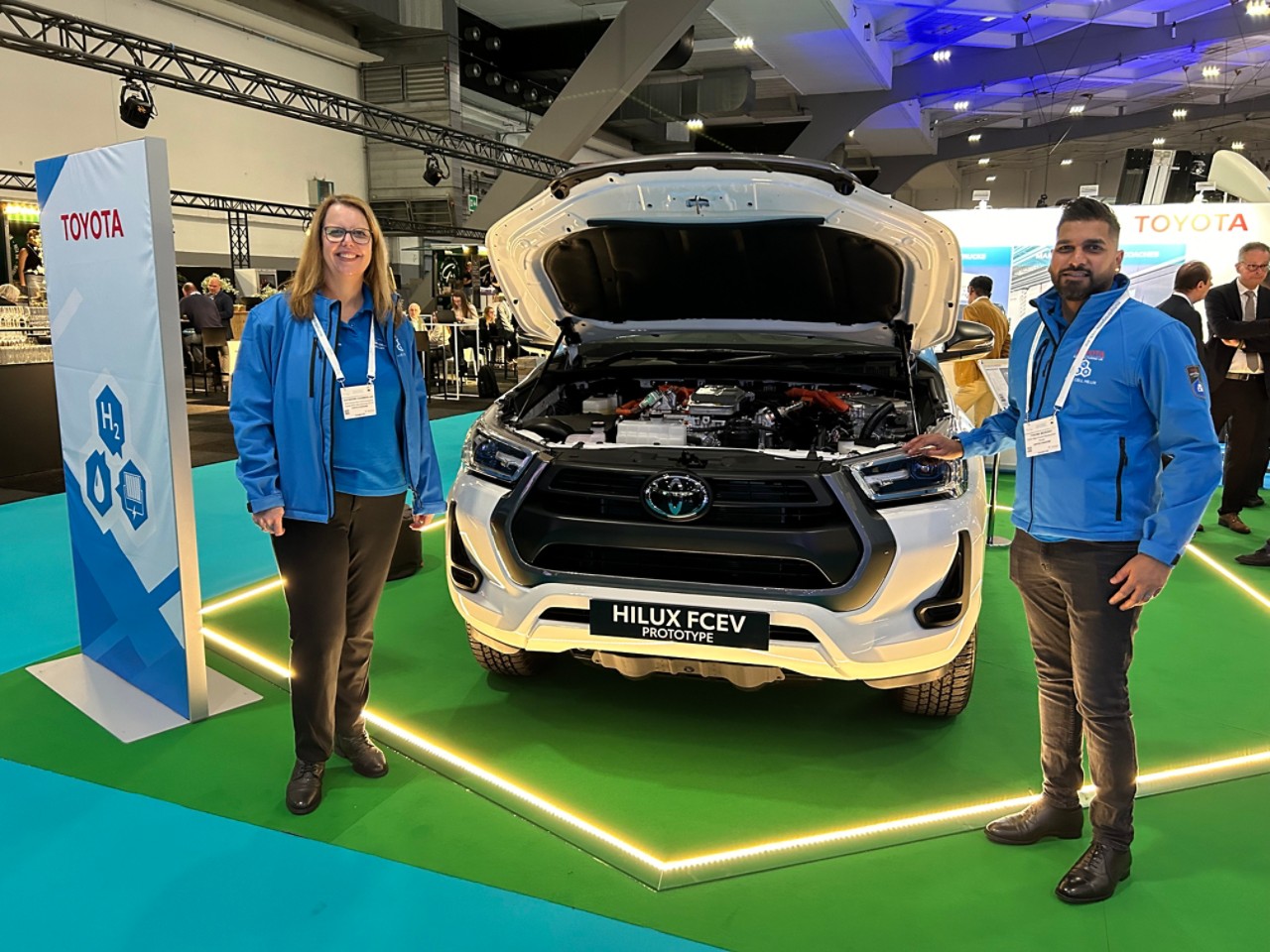 Toyota stand returns to the European Hydrogen week